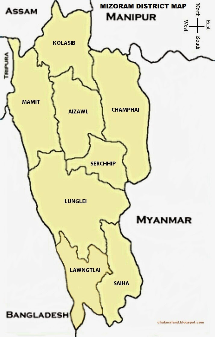 Chakmaland Today: Political Map of Chakma Autonomous District Council ...