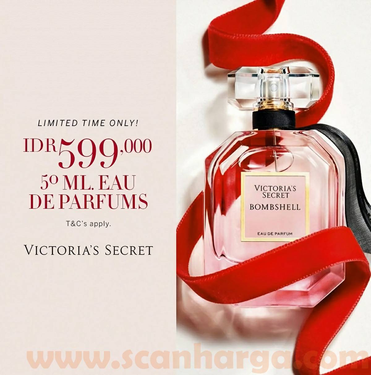 Victoria's Secret Special Promo Eau De Parfums 50ml only IDR 599.000 ...