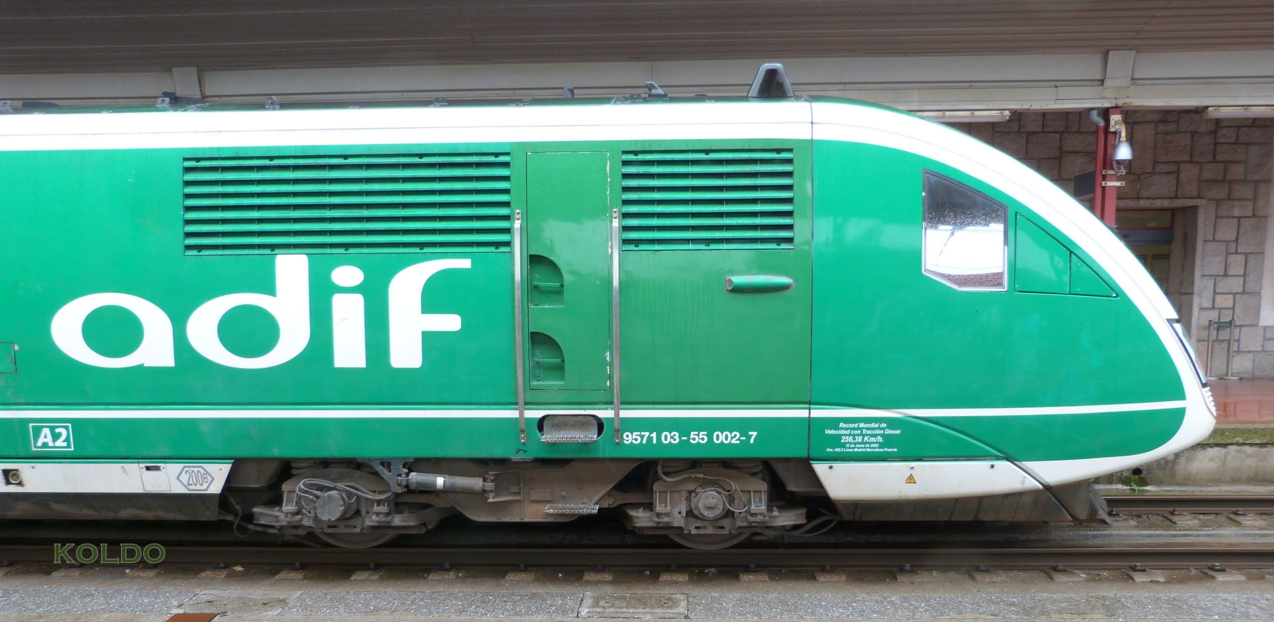 BAF7301: TREN AUSCULTADOR BT 2 DE ADIF EN GIPUZKOA