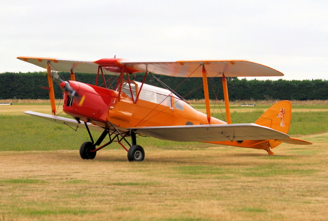 NZ Civil Aircraft: Tiger Moth Fly in Ashburton 14th March # 3