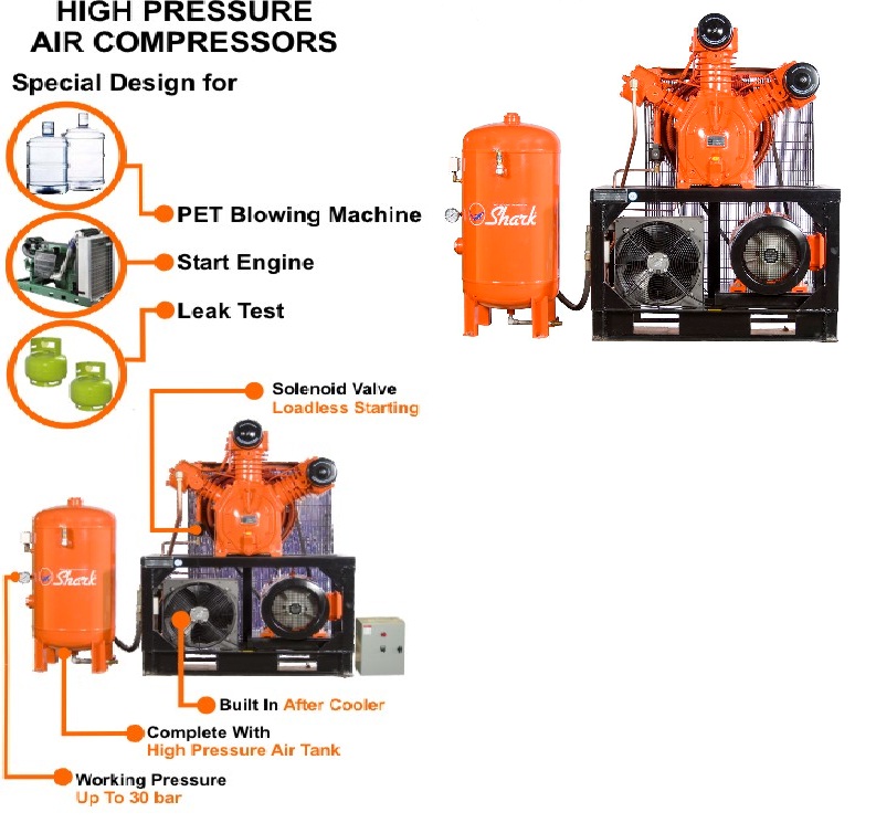 kompresor industri SHARK: Air Compressor Shark