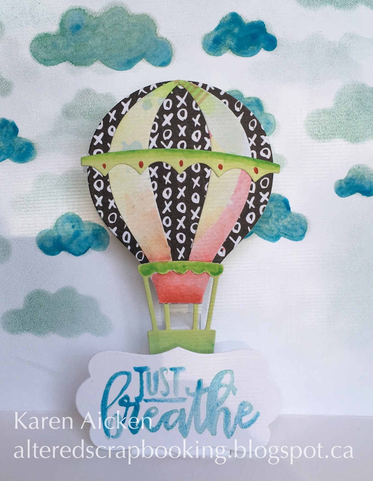 Altered Scrapbooking: Hot Air Balloon Pop-Up