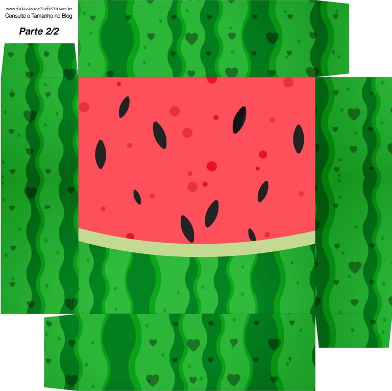 Watermelon Heart: Free Printable Boxes | Oh My Fiesta For Ladies!