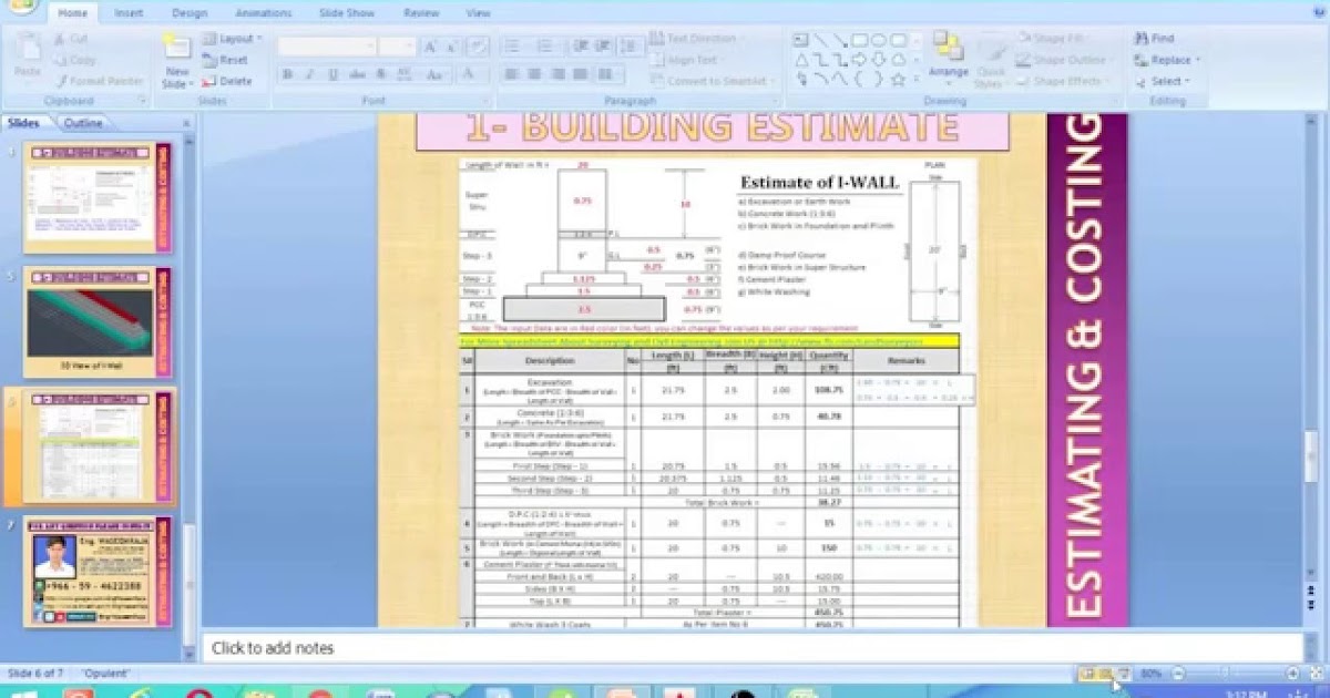 How To Estimate And Cost The Civil Engineering Projects With Excel ...