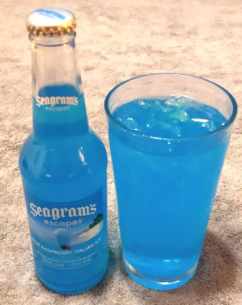 Richard Reviews Everything : Seagram's Escapes Blue Raspberry Italian Ice