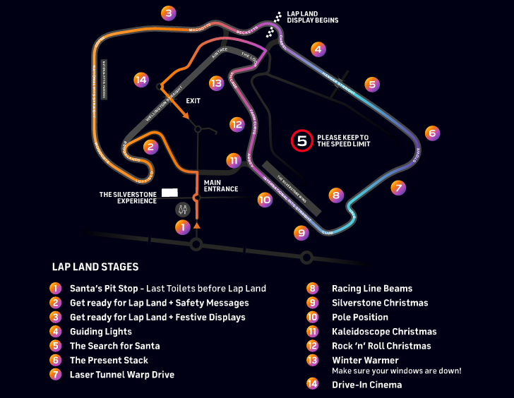 Lap Land at Silverstone Circuit - A Festive Light and Laser Experience ...