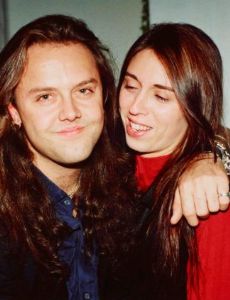 Lars Ulrich Debbie Jones