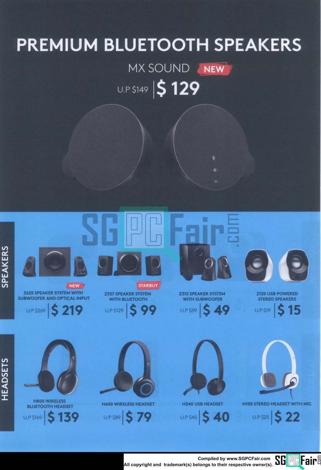 SG PC Fair - Online Brochures, Flyers and Price List: Logitech - SITEX 2017