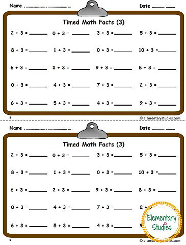 Elementary Studies: Fact Fluency