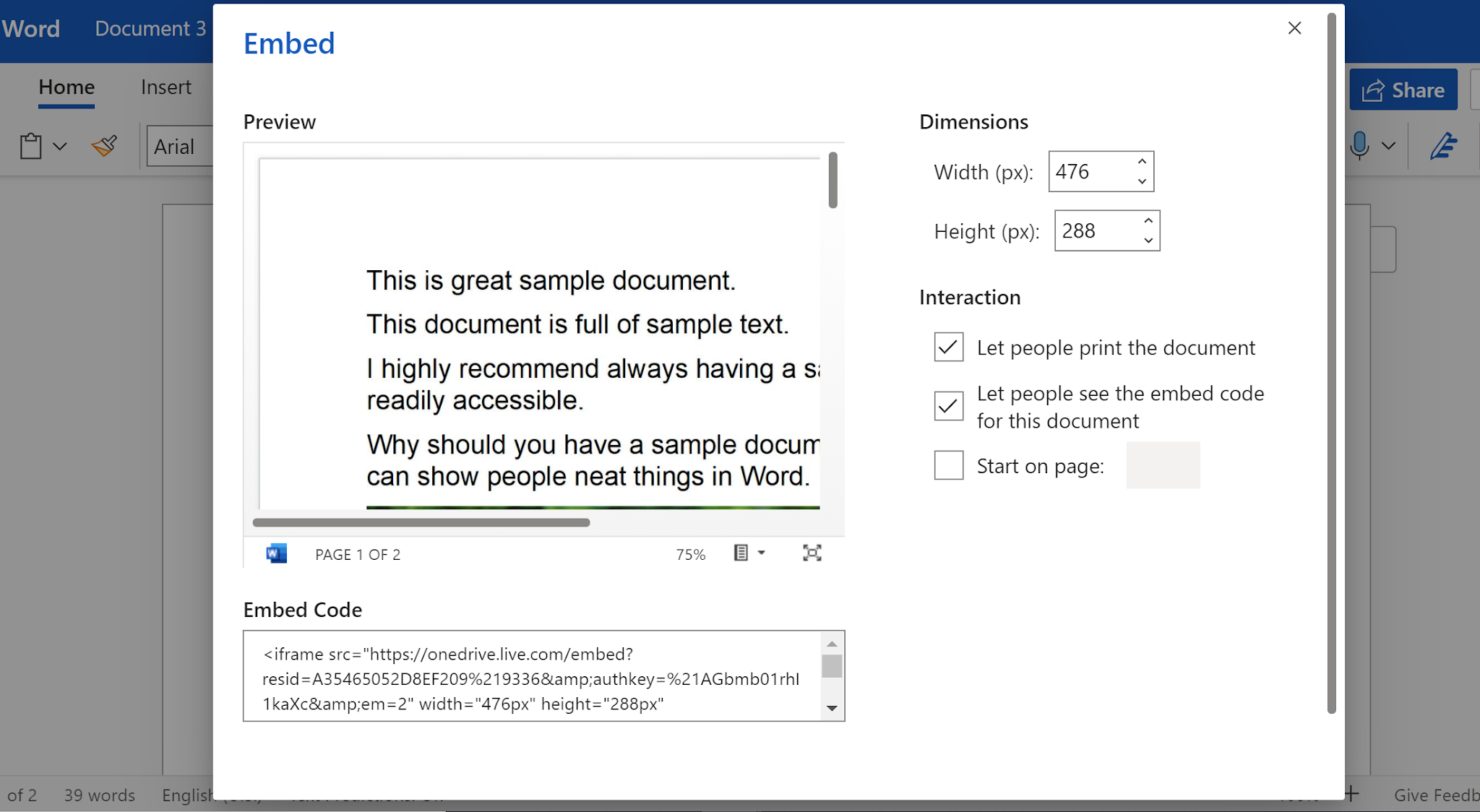 How to Embed Word Documents Into a Blog or Website - Classwork