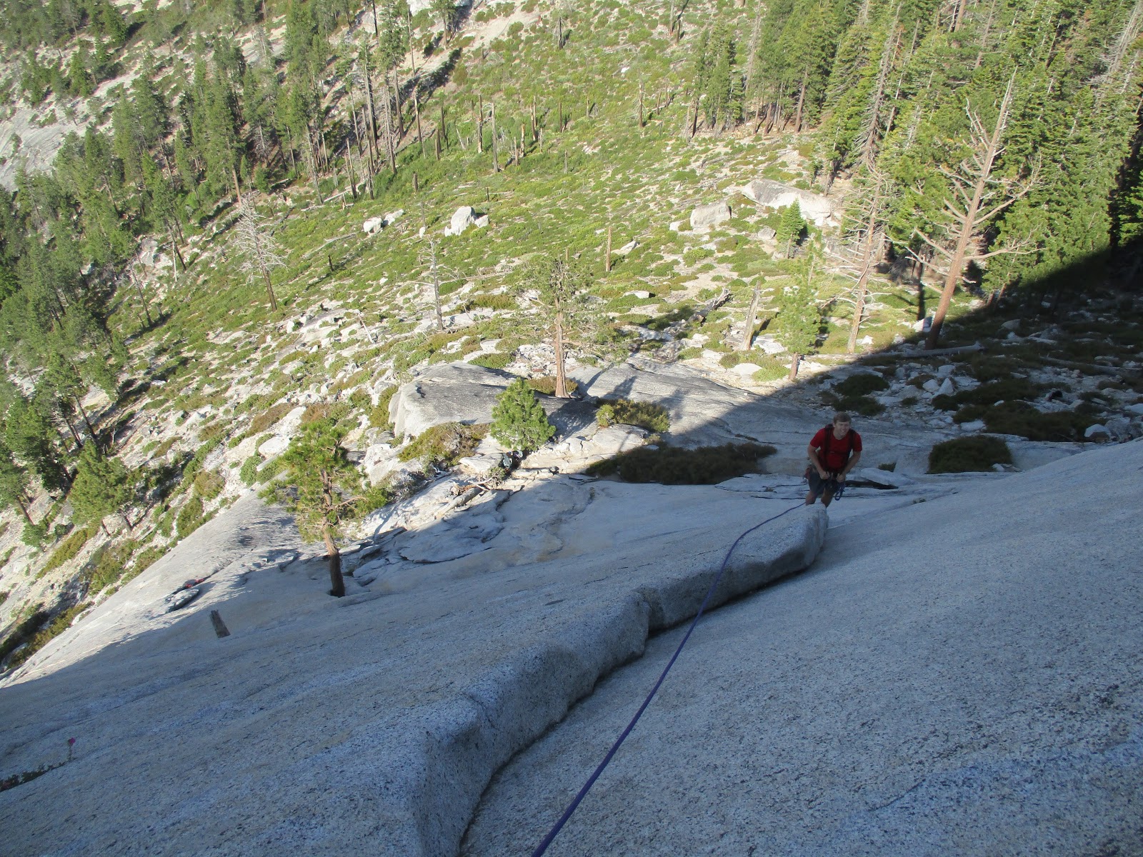 Climbing Trip Reports: Snake Dike on Half Dome