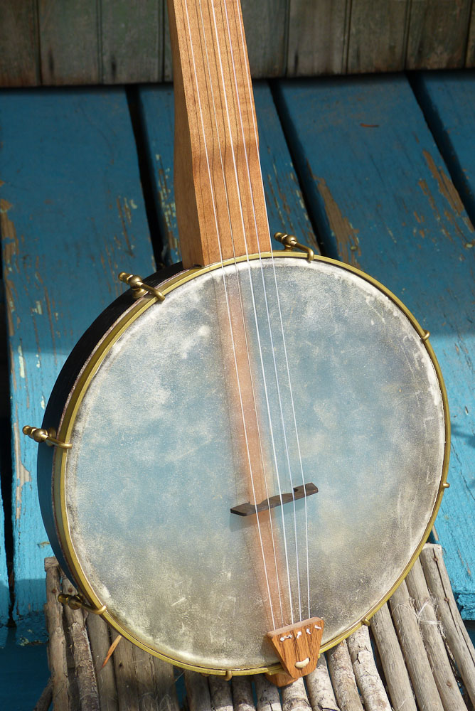 2000s Eric Prust 5-String Fretless Minstrel Banjo