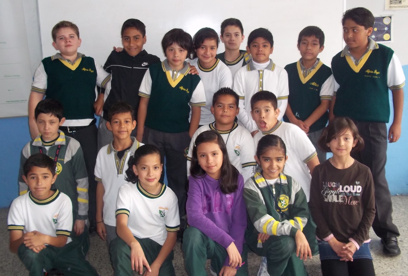 My English Class: 5th Grade Group B. Science Project