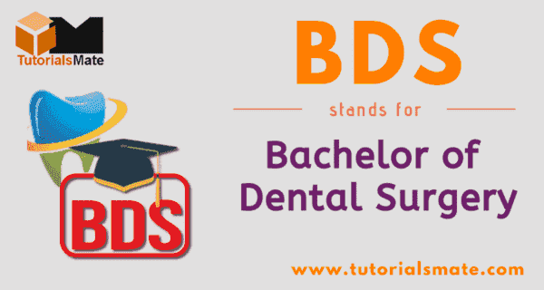 BDS Full Form: What is the full form of BDS? - TutorialsMate