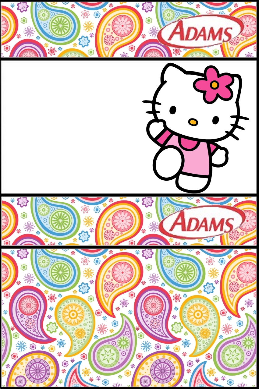 Hello Kitty Name Tag Design For Kids