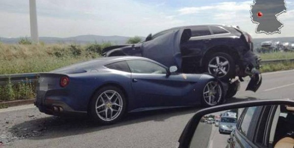 Car Crashes News - Cars Accident And Crashes Compilations : Ferrari F12 ...
