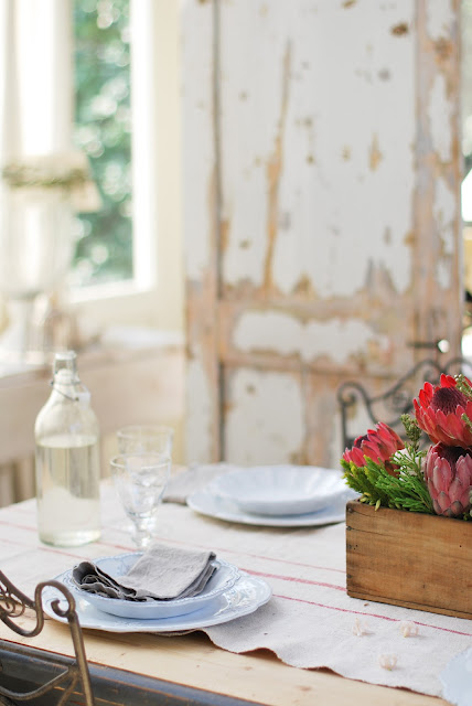 Roses and Rust: Rustic Dining