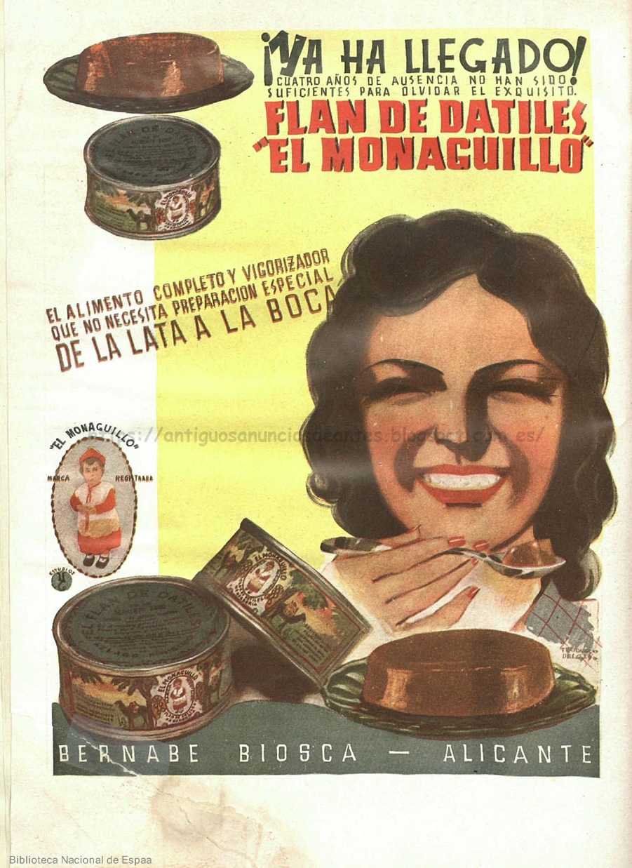 Antiguos anuncios de antes: El Monaguillo (datíles) (25 anuncios)