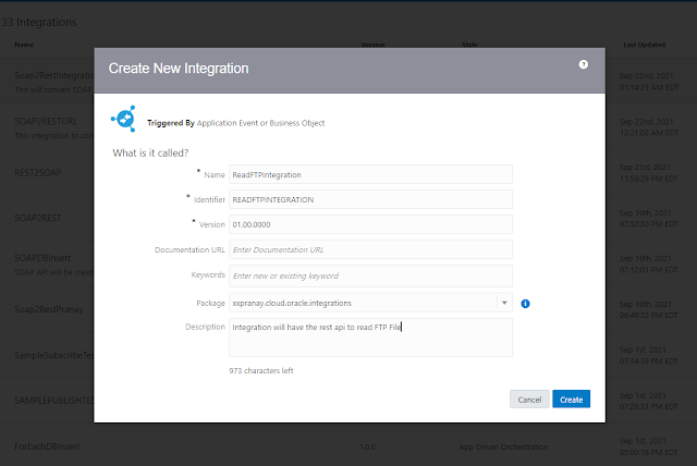 Creating A Rest Api With Json Payload In Oic To Read Csv Based Files