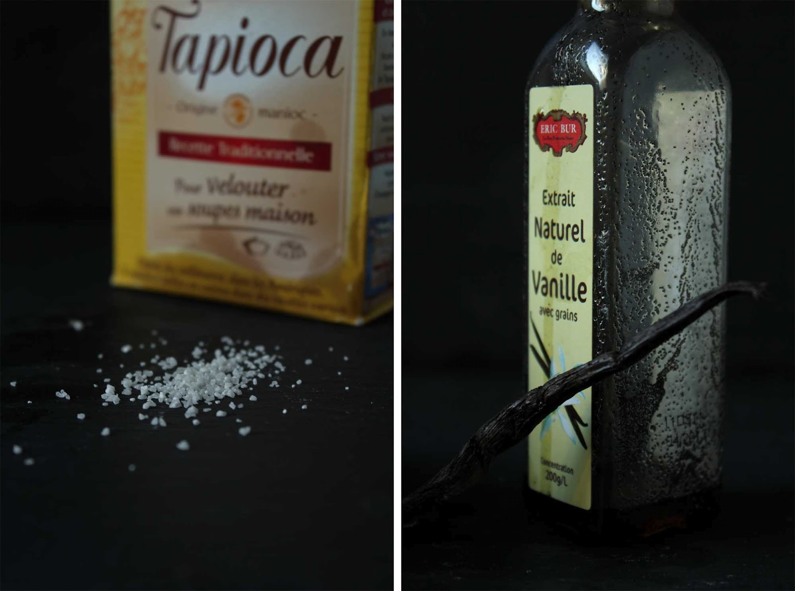 - fleur du poirier -: vanilla tapioca cream. vanille tapioca creme.