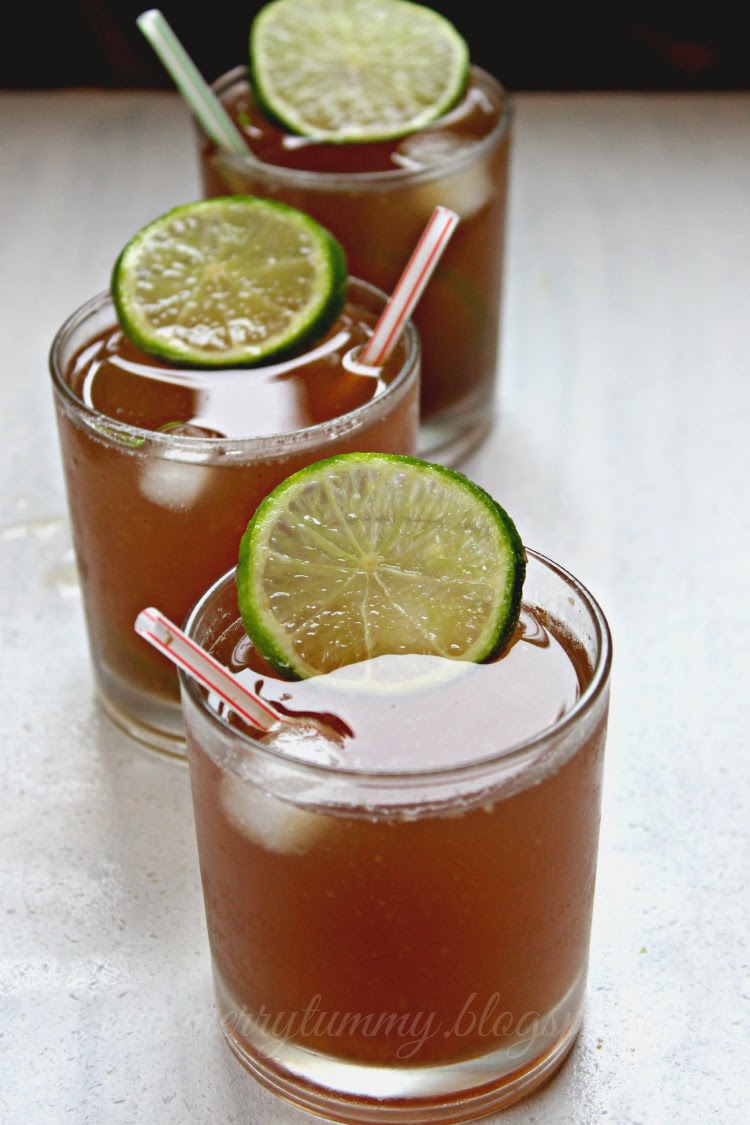Merry Tummy: Gulkand/Rose Jam Iced Tea