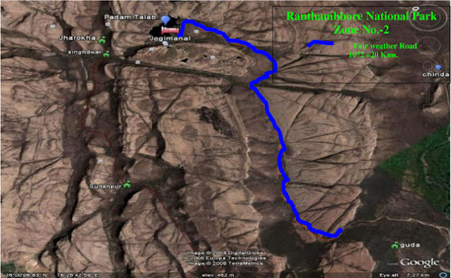 Ranthambore National Park: Zone Map