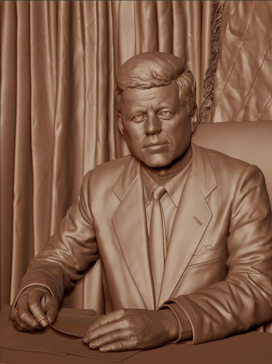 Portrait of JFK | Computer Graphics Daily News