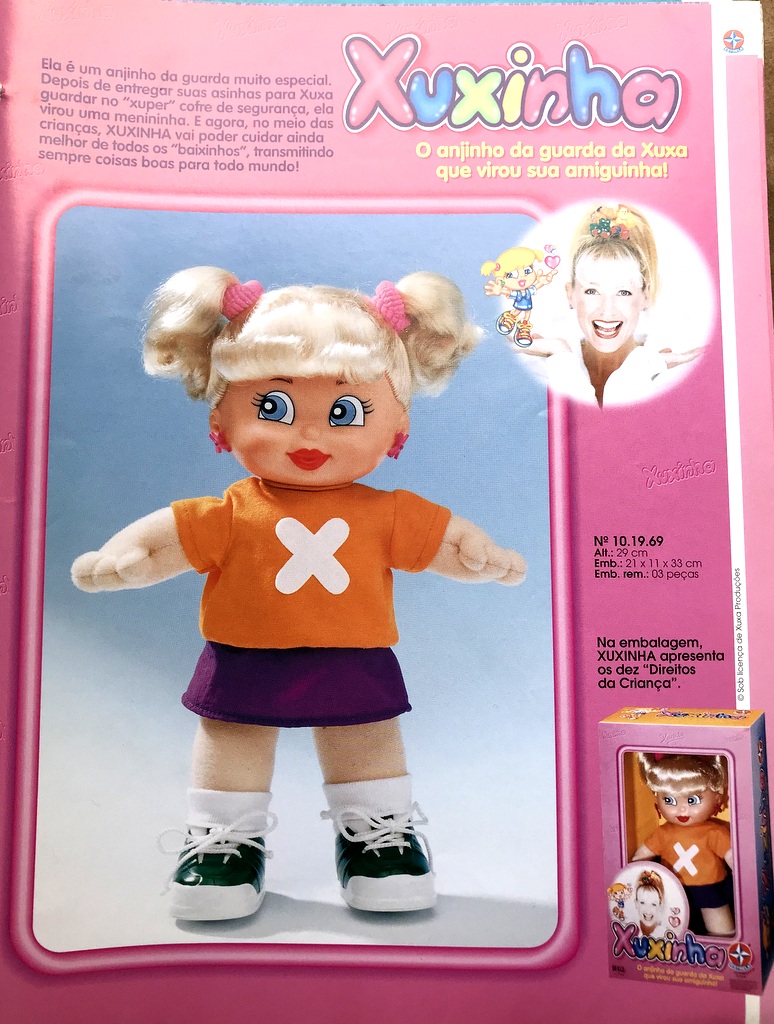 Ana Caldatto : Coleção Papéis de carta e Boneca Xuxa Anos 80