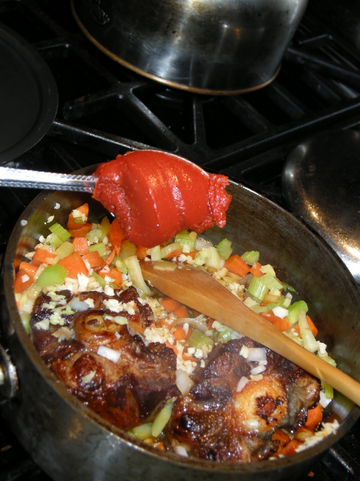 Kitchens Are Monkey Business: Rosie Cooks Oxtails.