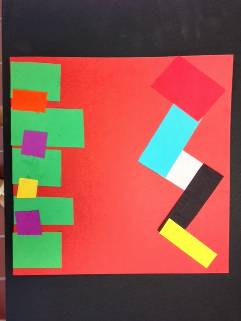 Into The Woods Road Art Studio: First Grade Collage Exploration