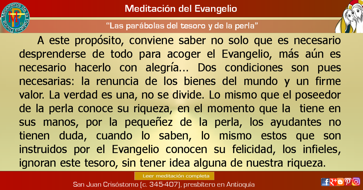 Un Padrenuestro, Un Avemaría y Un Gloria por el Papa: MEDITACIÓN DEL EVANGELIO - "Las parábolas ...