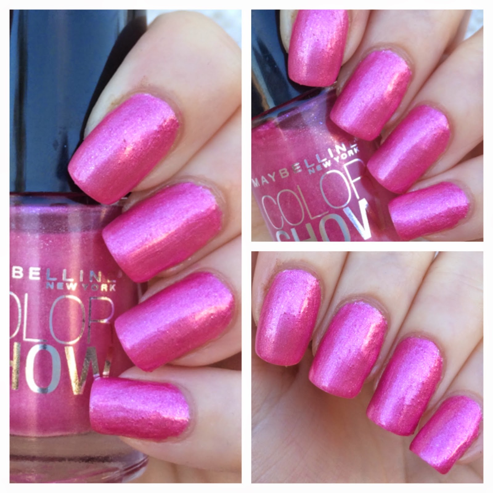 cat eyes & skinny jeans: NOTD: Maybelline Color Show in Rose Rapture