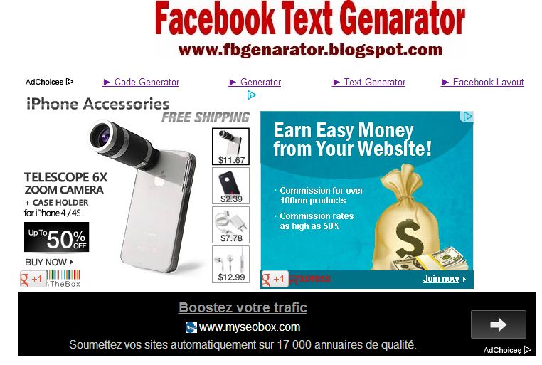 ikman.lk: Facebook Bold Text Generator