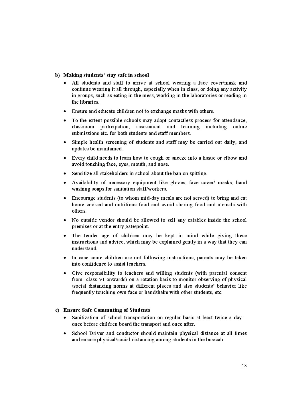 SOP-Guidelines for reopening of schools - Real Info Blog