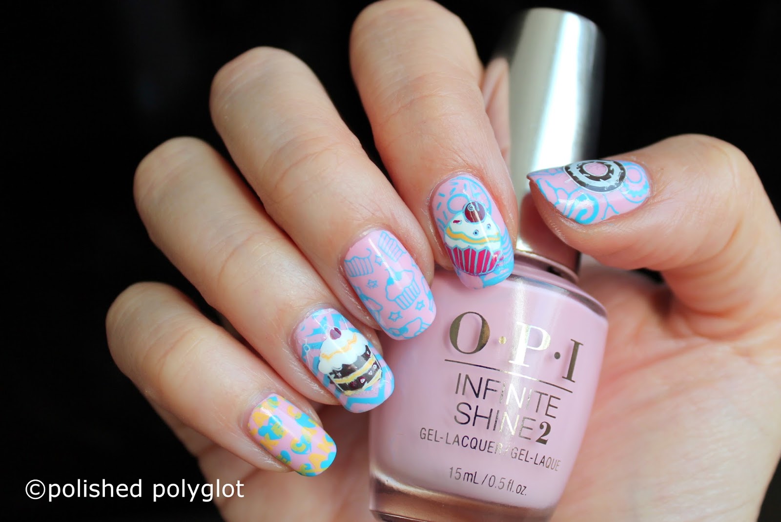 Nail Art │Pastries & sweets manicure [Nail Crazies Unite] / Polished ...