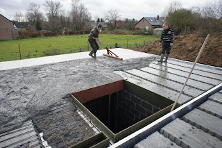 Corbais Phase VI: 12.12.2011: Dalle de compression.