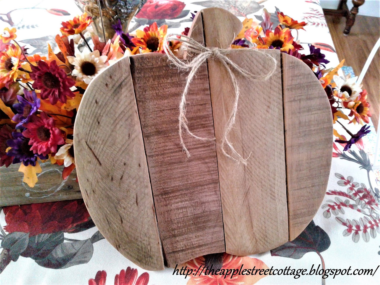 Natural Wood Pallet Pumpkins