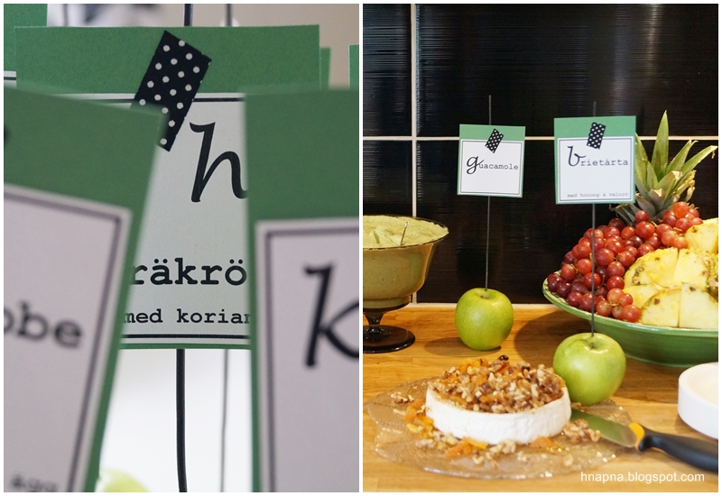 hönapöna: skyltar till maten...