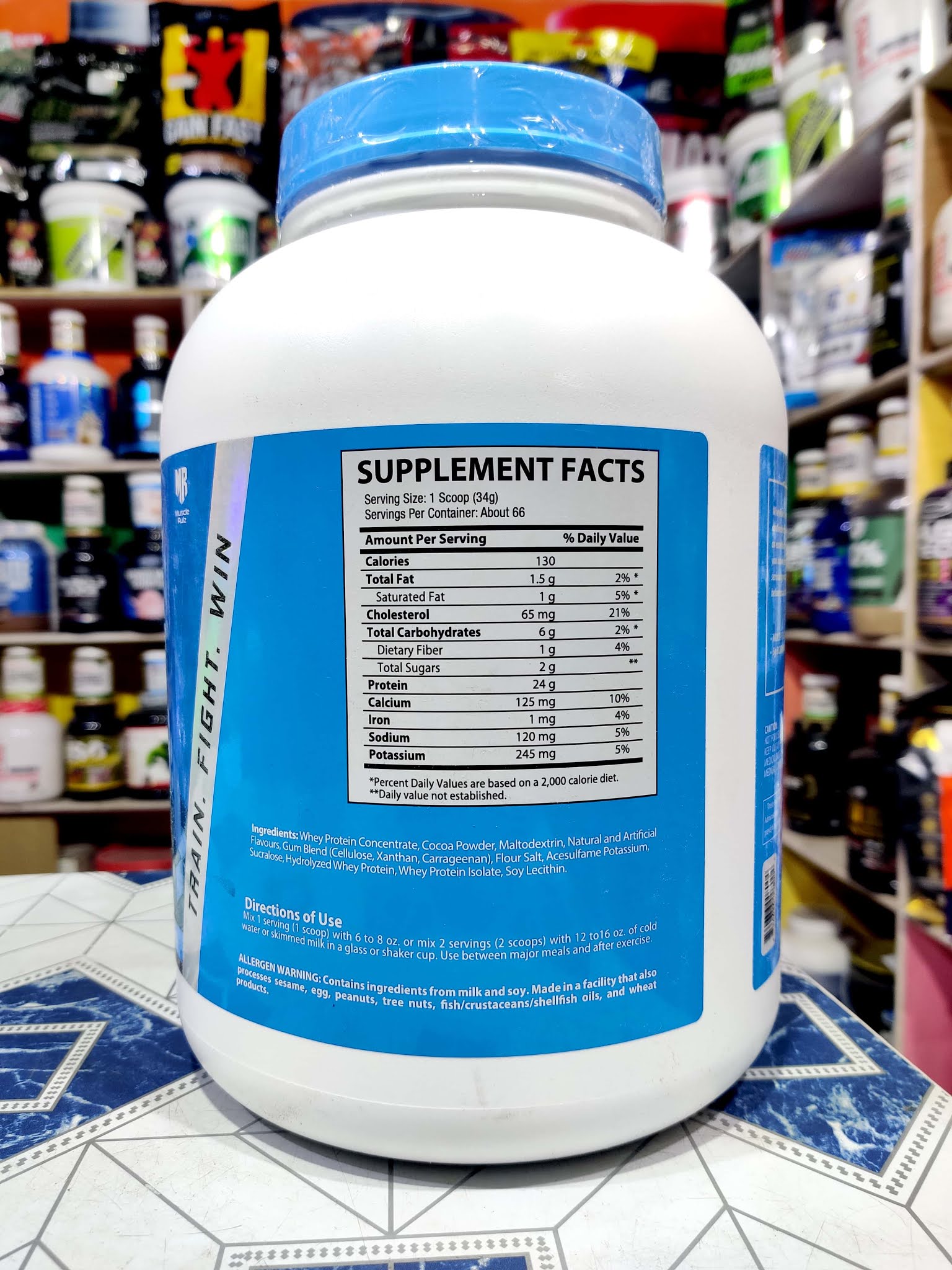 Muscle Rulz Whey Rulz Protein 5 lbs, 2.27kg, 66 Servings - NCRFS