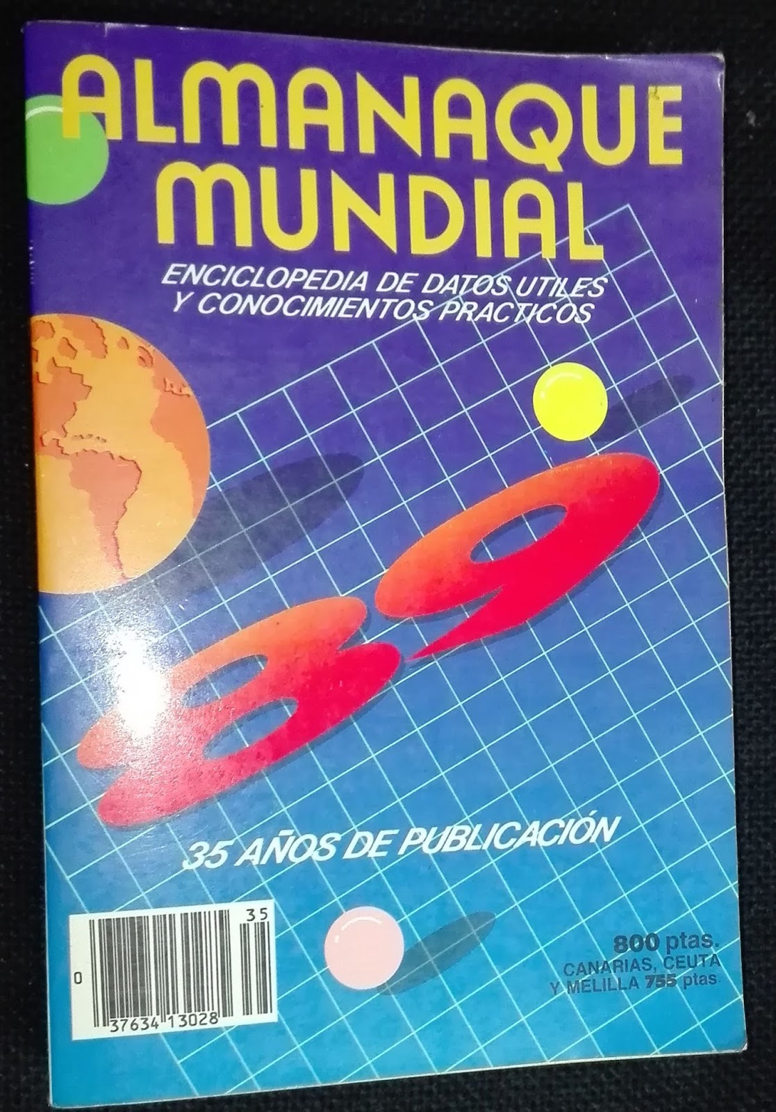Mi colección de almanaques: Almanaque mundial (107 ejemplares)