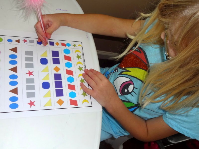 Mom's Tot School: Squares