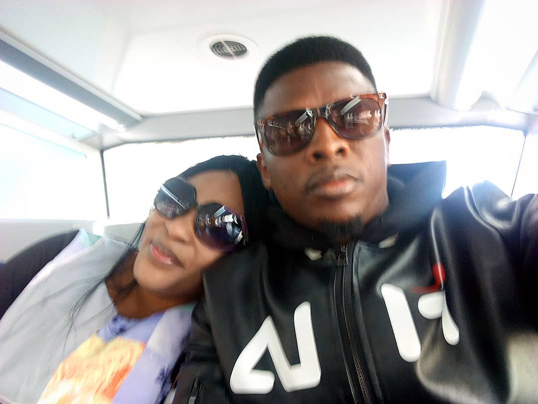 Pictures of Rotimi Salami and his mother (real biological lookalike mom)