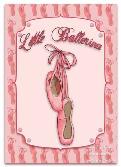 Spectacular Printable: Pre-Colored Ballet Slippers