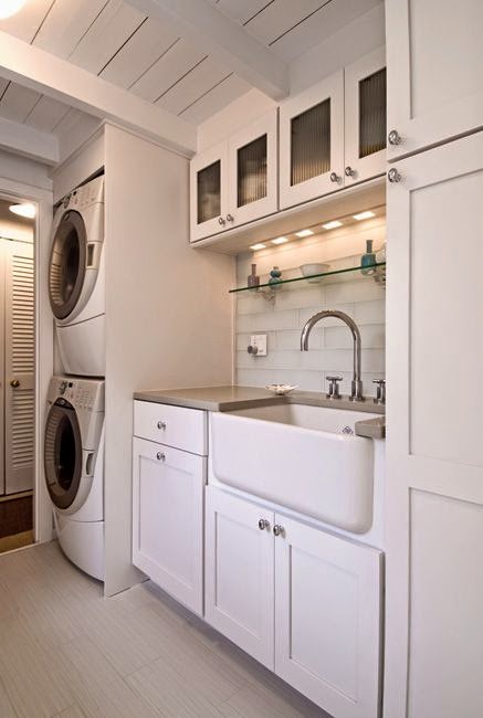 once.daily.chic: Butlers sinks in the Laundry