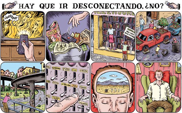 Imagen Comica : Desconectate del mundo Imaginario
