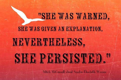 the view from my fishbowl: Nevertheless, She Persisted