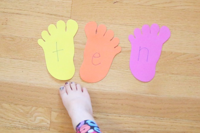 Fun with Phonics - Stomp It Out Reading Game | School Time Snippets