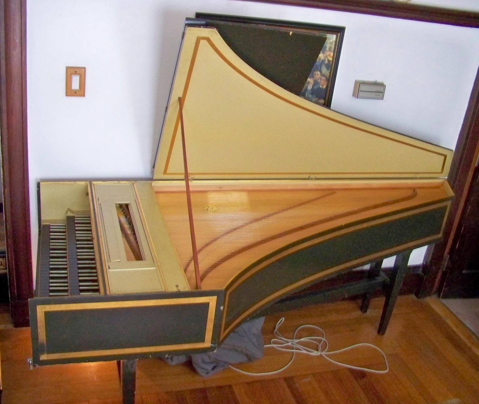 Antiquarian Keyboard Instruments: Dowd French double manual harpsichord