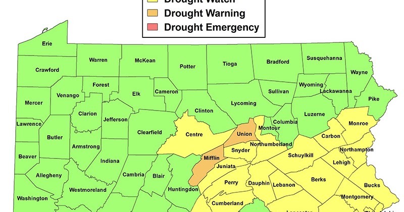 Central Pennsylvania Forestry: Pennsylvania DEP Announces Drought ...