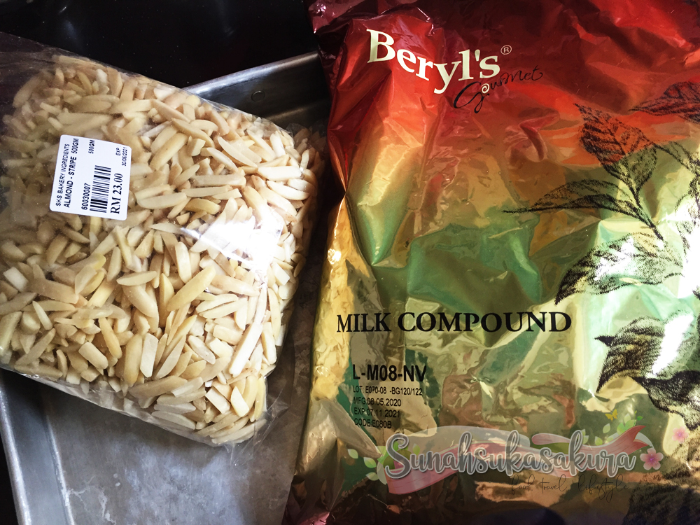 Resepi Chocolate Almond Cluster Sedap, Guna Dua Bahan Aje